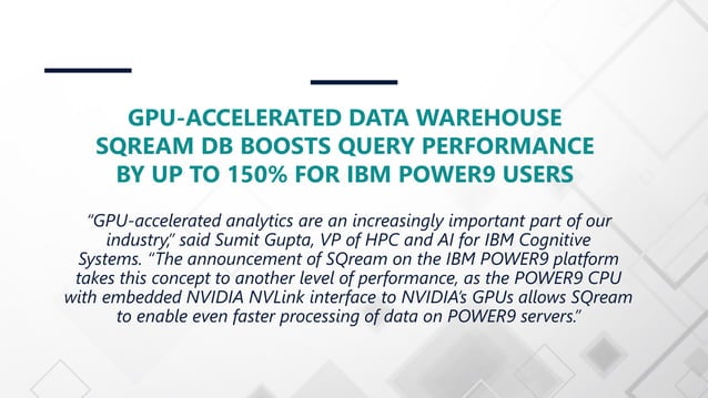 Sqream DB on OpenPOWER performance | PPT