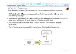 IBM Rhapsody and MATLAB/Simulink | PDF