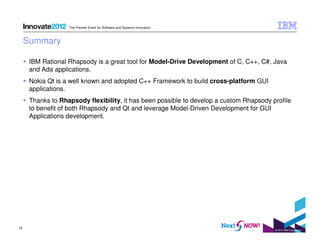 IBM Rational Rhapsody and Qt Integration | PDF