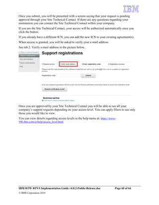 Ibm rtw rtvs_implementation_guide_v4_0_2_public_release | PDF