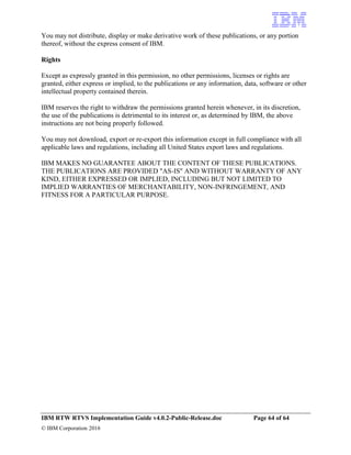 Ibm rtw rtvs_implementation_guide_v4_0_2_public_release | PDF