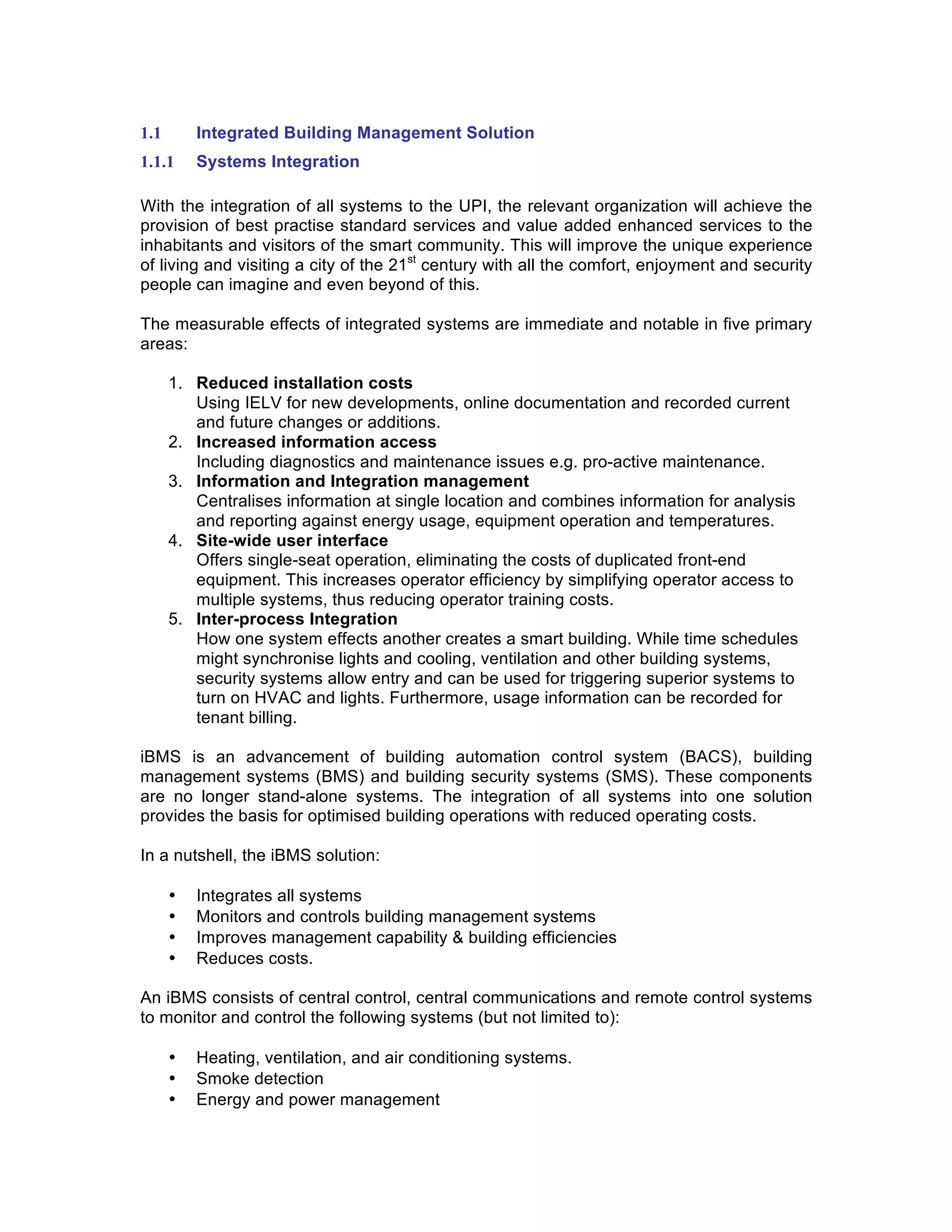 iBMS - SmartCity fundamentals (Example) | PDF | Business Utilities | Business