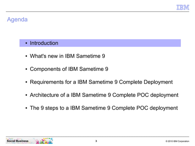 IBM Sametime 9 Complete - Basic Features Installation | PPT