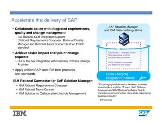 IBM SAP Alliance Strategie 2013 | PPT