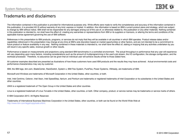 IBM Software Defined Networking for Virtual Environments (IBM SDN VE) | PPT