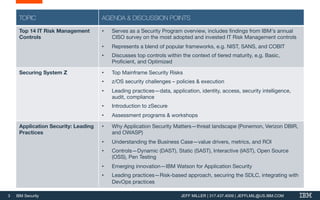 IBM Security 2017 Lunch and Learn Series | PDF