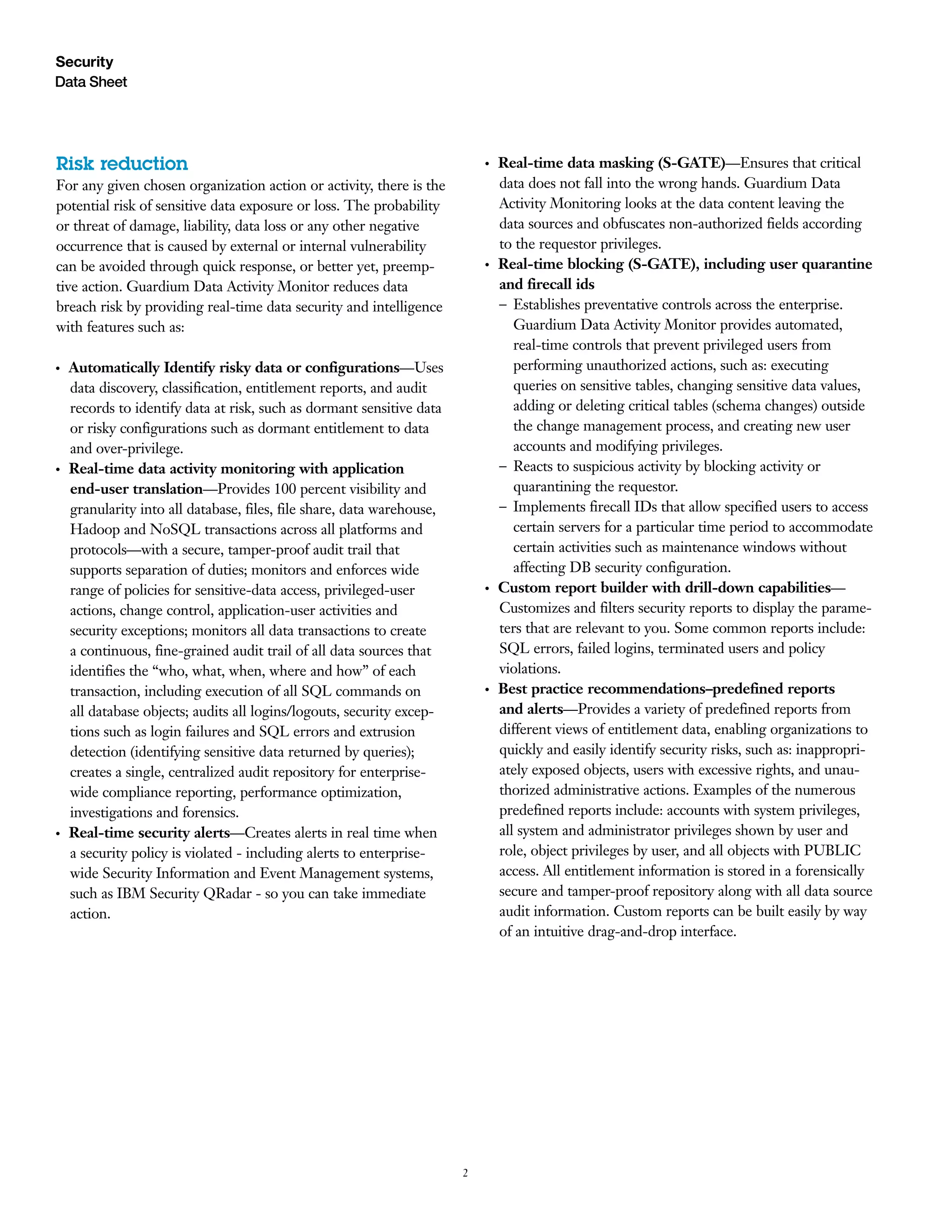 Ibm security guardium | PDF