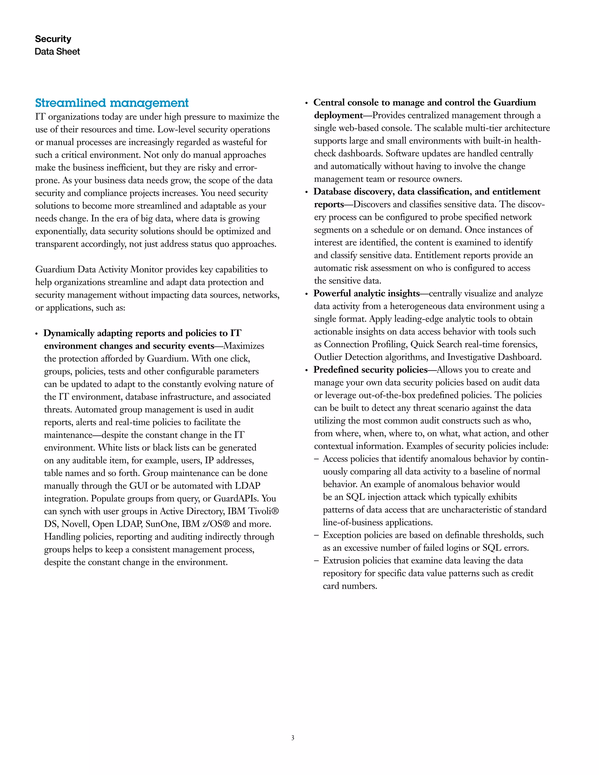 Ibm security guardium | PDF