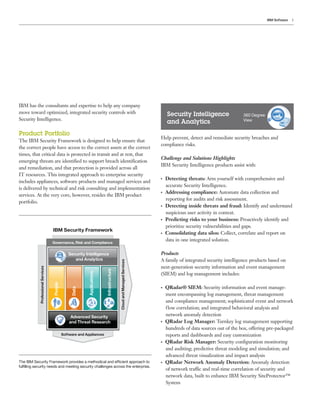 IBM Security Products: Intelligence, Integration, Expertise | PDF