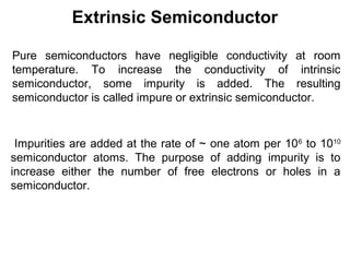 semiconductor physics,unit 5 | PPT | Chemistry | Science