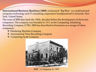 IBM seminar | PPTX | Information Services Industry | Industries