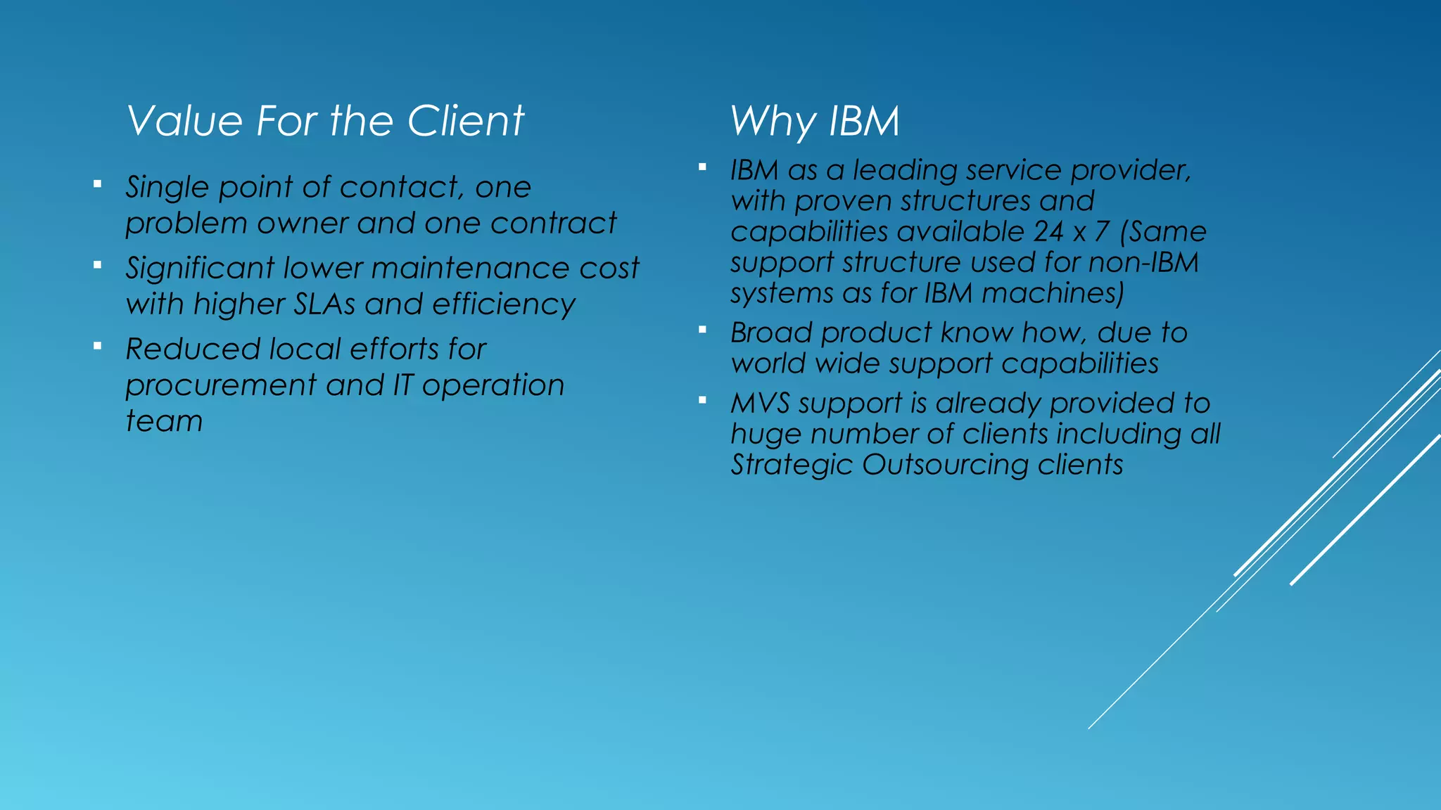 IBM Maintenance Offerings | PPT