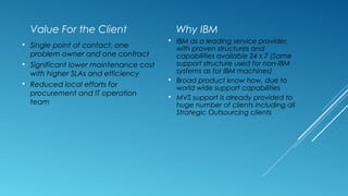 IBM Maintenance Offerings | PPT