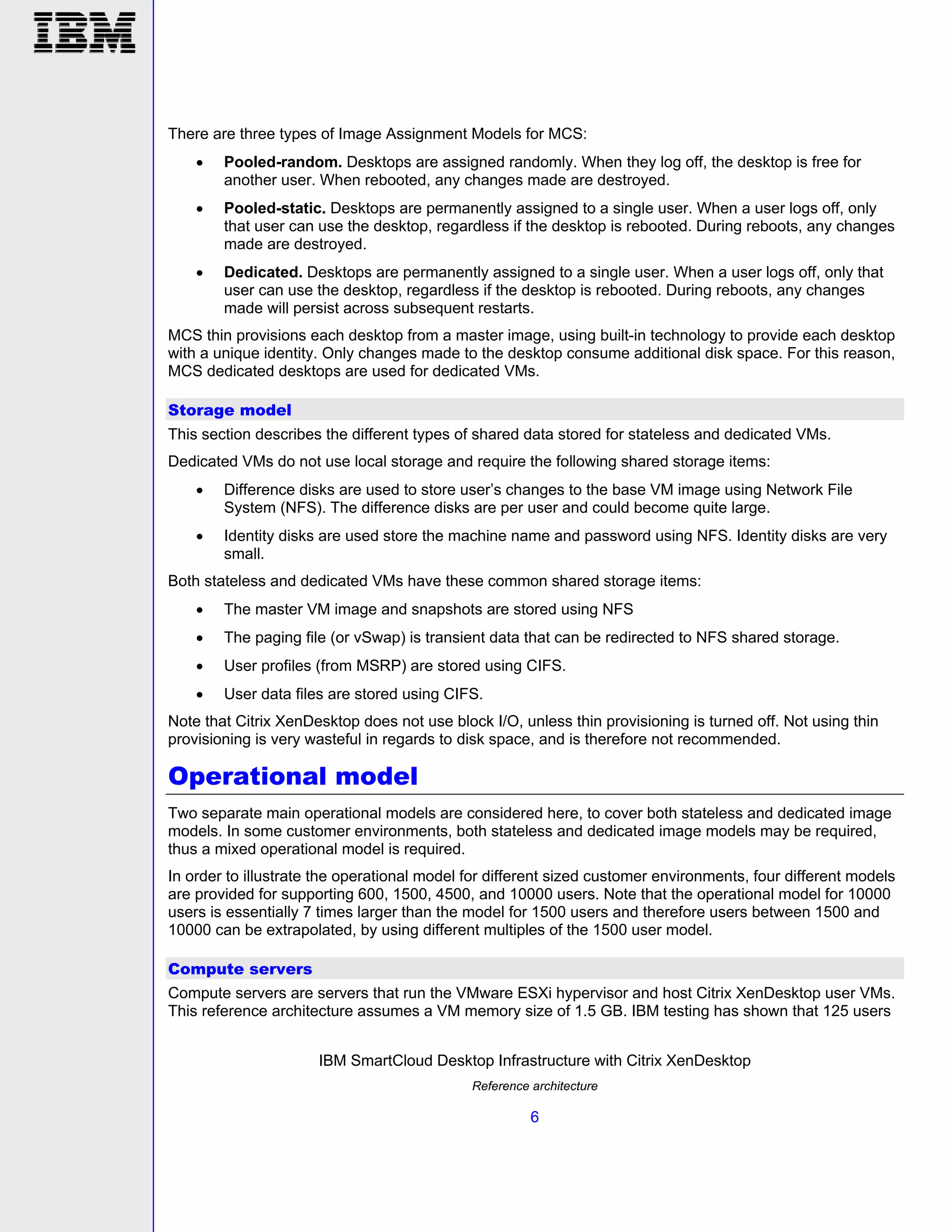 IBM SmartCloud Desktop Infrastructure with Citrix XenDesktop | PDF ...