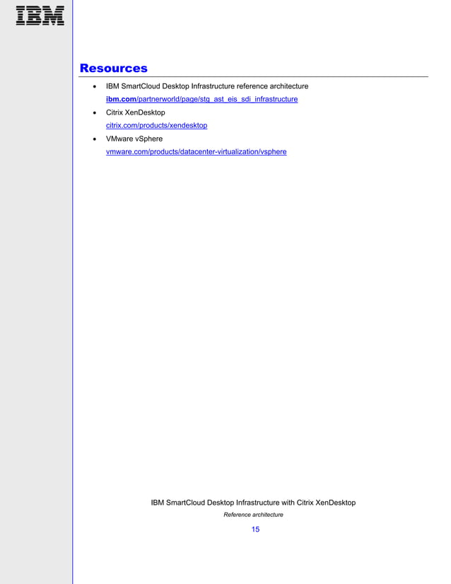 IBM SmartCloud Desktop Infrastructure with Citrix XenDesktop | PDF ...