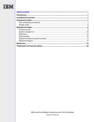 IBM SmartCloud Desktop Infrastructure with Citrix XenDesktop | PDF ...