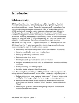 Ibm smart cloud entry+ for system x administrator guide | PDF