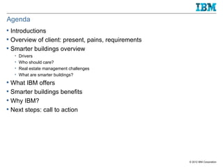 IBM Smarter Buildings: Detailed Overview | PPT