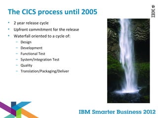 CICS TS for z/OS, From Waterfall to Agile using Rational Jazz ...