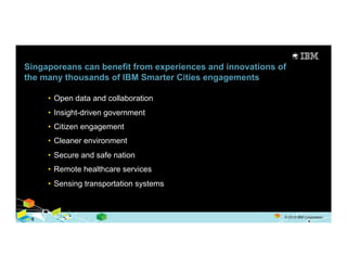 IBM Smarter Cities Case Studies for Singapore | PDF