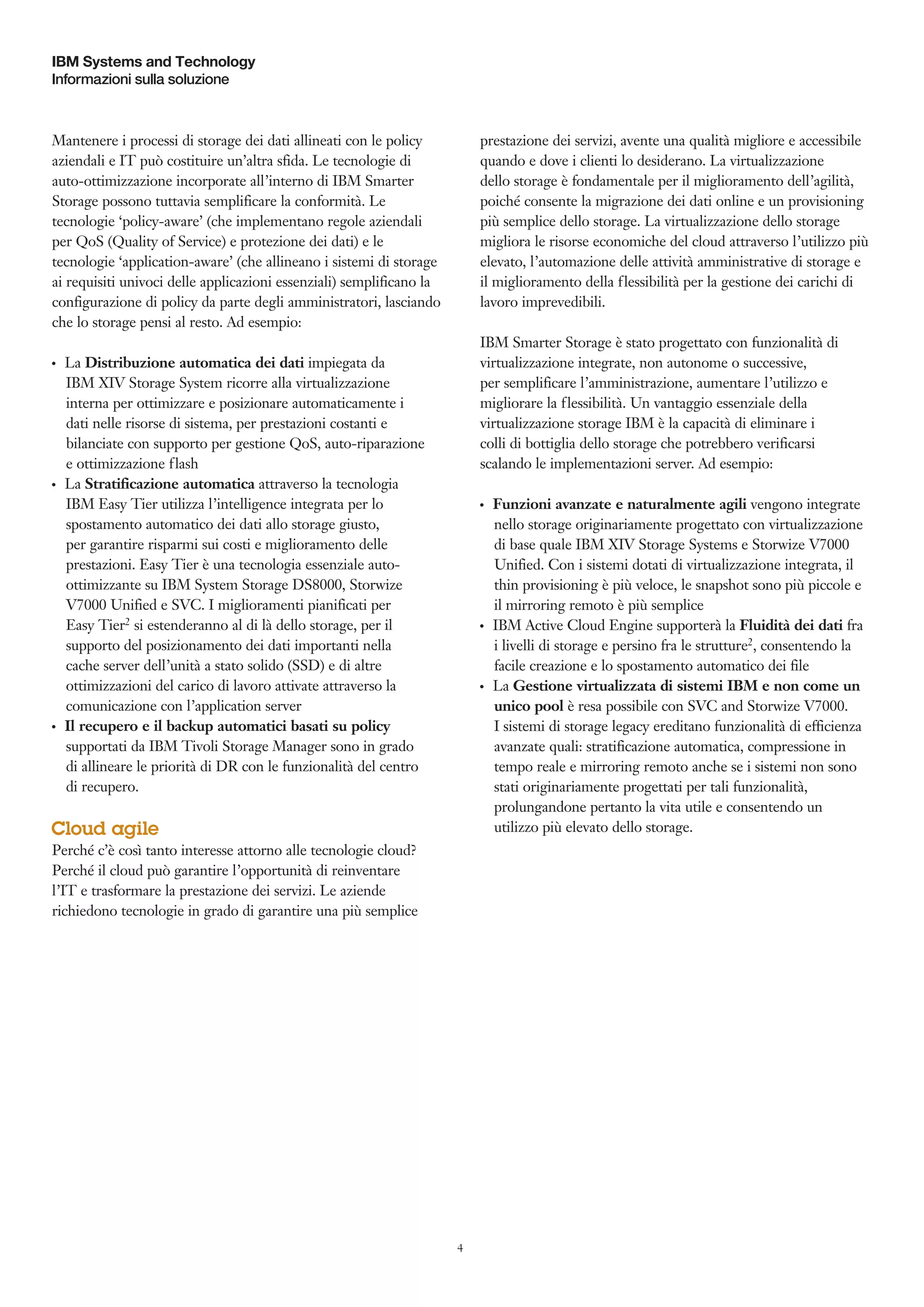 Ibm smarter storage | PDF | Data Storage and Warehousing | Computing