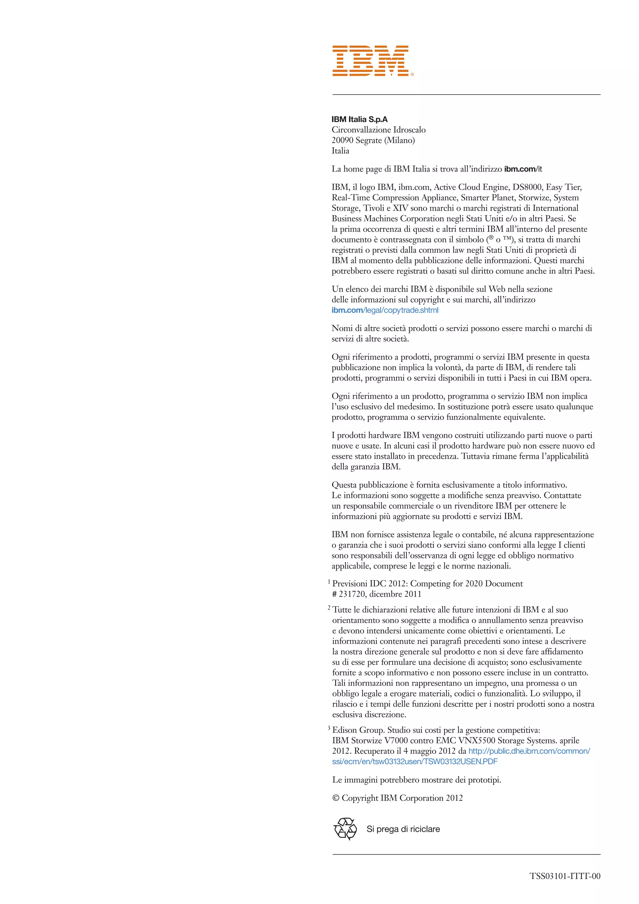 Ibm smarter storage | PDF | Data Storage and Warehousing | Computing