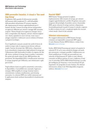 Ibm smarter storage | PDF | Data Storage and Warehousing | Computing