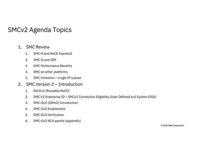 Introduction to IBM Shared Memory Communications Version 2 (SMCv2) and SMC-Dv2 | PDF | Operating ...