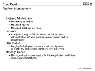 IBM SoftLayer Overview - July 2014 | PPTX | Cloud Computing | Internet