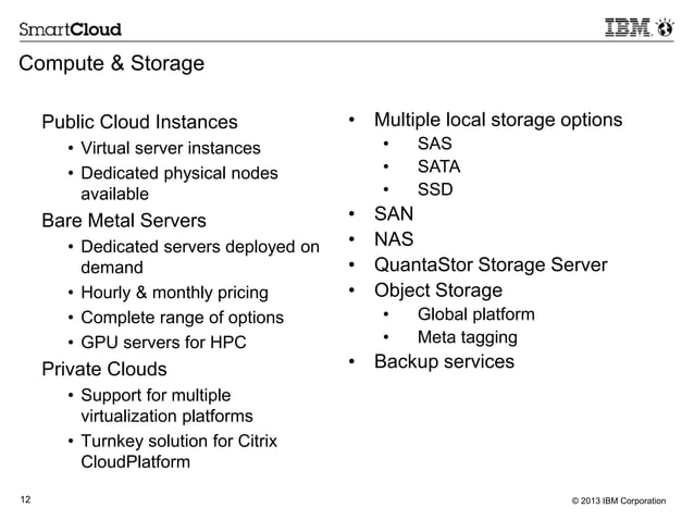 IBM SoftLayer Overview - July 2014 | PPT