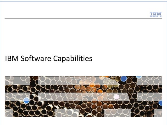 IBM Software Capabilities | PPT