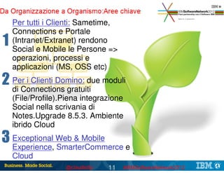 Ibm software network2012 claudio cinquepalmi #ibmsocialbiz | PDF