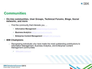 IBM Solutions Connect 2013 - Data Warehousing In A Big Data World | PPTX