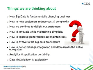 IBM Solutions Connect 2013 - Data Warehousing In A Big Data World | PPTX