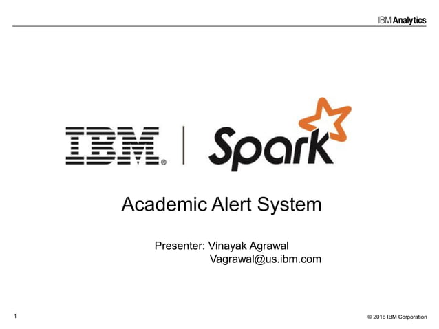 Apache Spark Use case for Education Industry | PDF