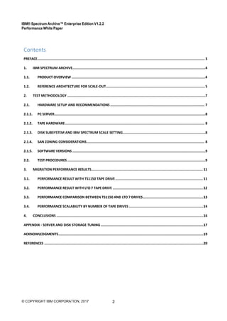 Ibm spectrum archive ee v1.2.2 performance white_paper v1.1 | PDF