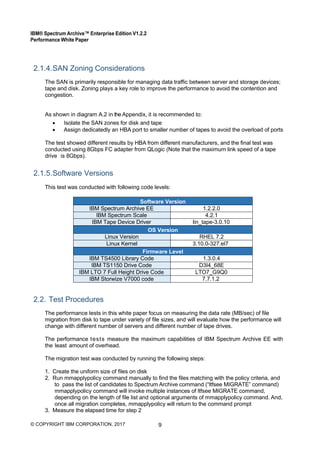 Ibm spectrum archive ee v1.2.2 performance white_paper v1.1 | PDF