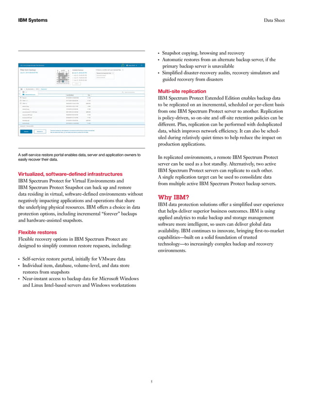 Ibm spectrum protect | PDF