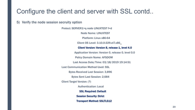 IBM Spectrum Protect Secure Communication overview.pptx | Operating Systems | Computer Software ...