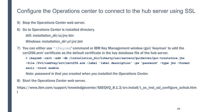 IBM Spectrum Protect Secure Communication overview.pptx | Operating Systems | Computer Software ...