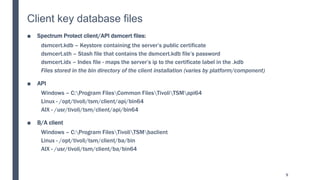 IBM Spectrum Protect Secure Communication overview.pptx | Operating ...