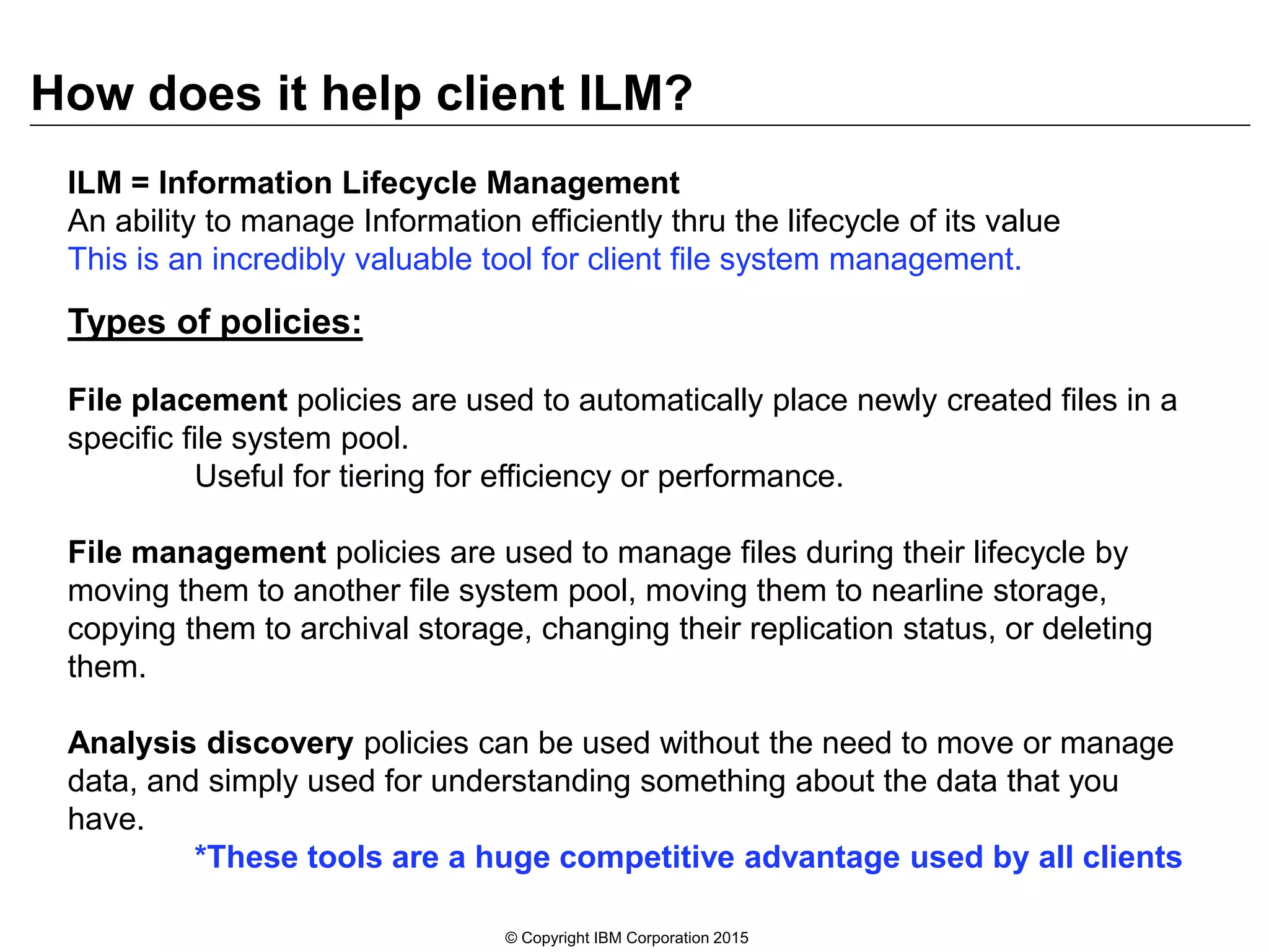 Ibm spectrum scale fundamentals workshop for americas part 3 ...