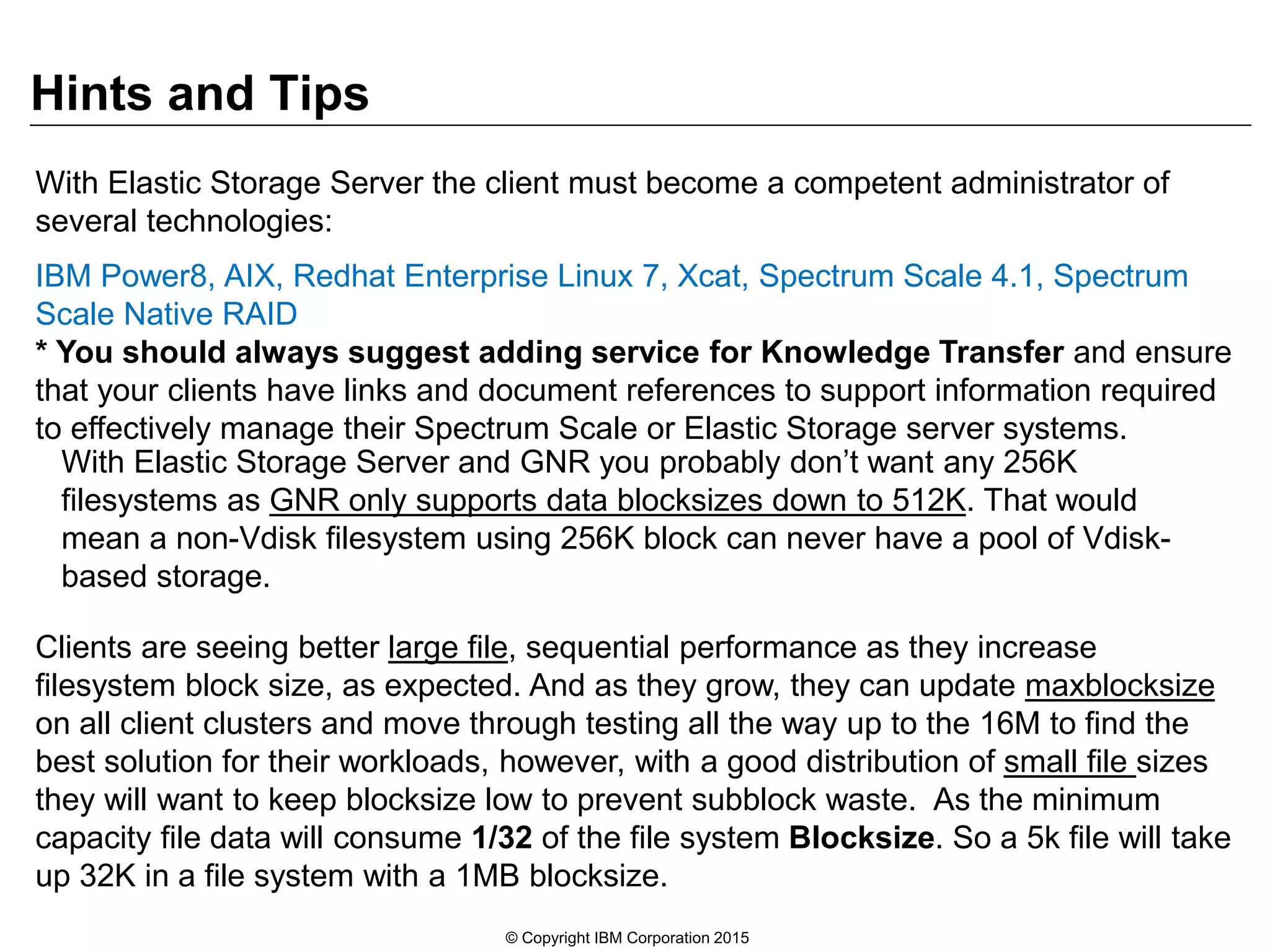 Ibm Spectrum Scale Fundamentals Workshop For Americas Part 5 Ess Gnr