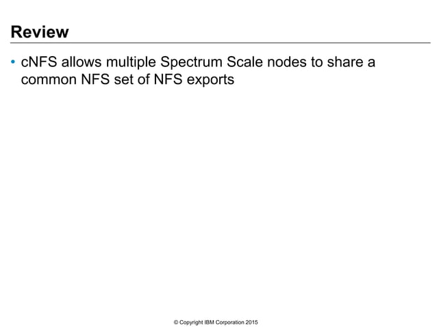Ibm Spectrum Scale Fundamentals Workshop For Americas Part 5 Spectrum Scaleclusterednfs Ppt 6884