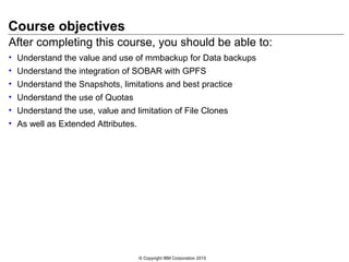 Ibm spectrum scale fundamentals workshop for americas part 8 spectrumscale backup-sobar-snaps ...