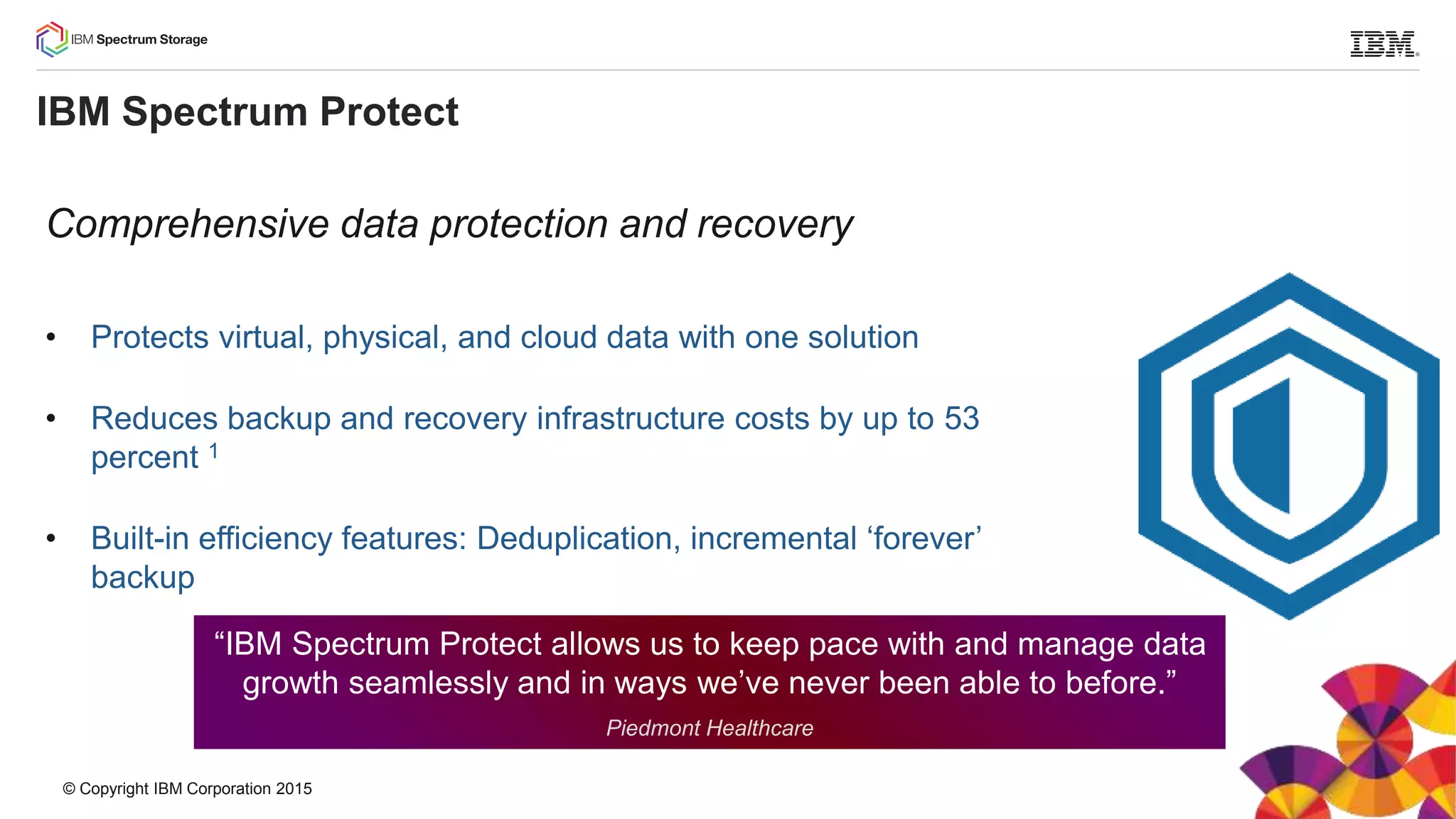 Ibm spectrum storage protecion | PPTX