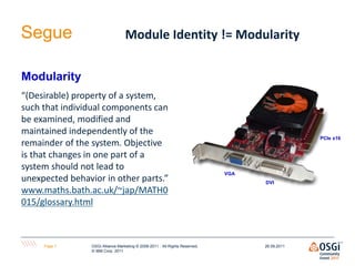 IBM Sponsorship Keynote: Towards a Modularity Maturity Model - Graham ...