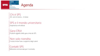 IBM SPSS Statistic per le Università italiane | PPSX