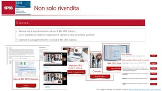 IBM SPSS Statistic per le Università italiane | PPSX