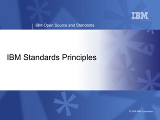 IBM Standards Principles | PPT